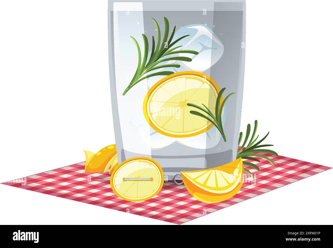 Cooling lemonade Cut Out Stock Images & Pictures - Alamy