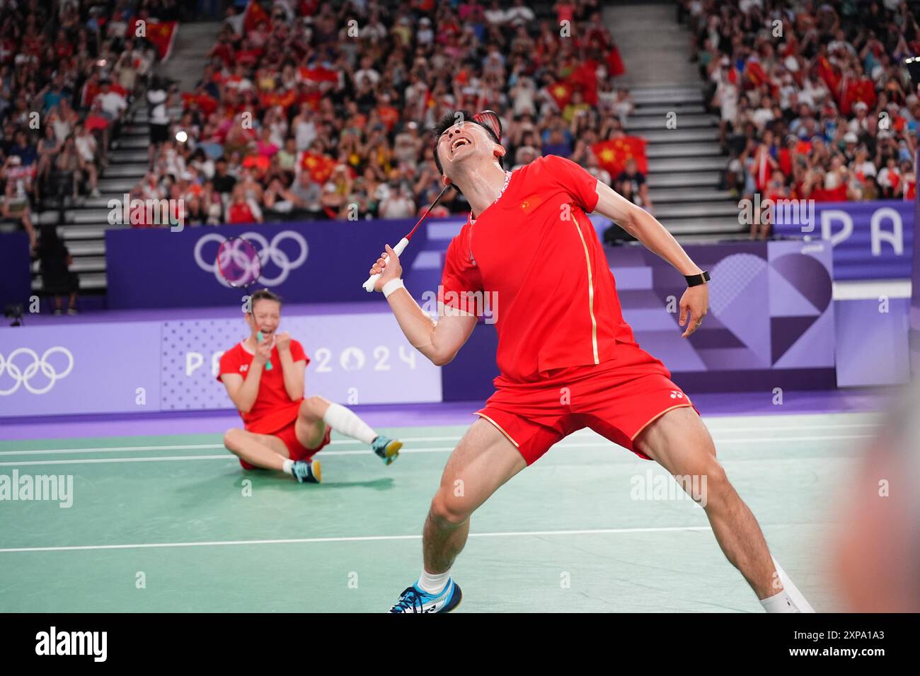 **CHINESE MAINLAND, HONG KONG, MACAU AND TAIWAN OUT** Chinese badminton ...