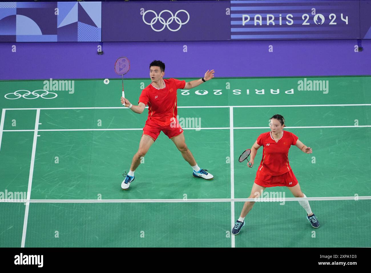 **CHINESE MAINLAND, HONG KONG, MACAU AND TAIWAN OUT** Chinese badminton players Zheng Siwei and ...