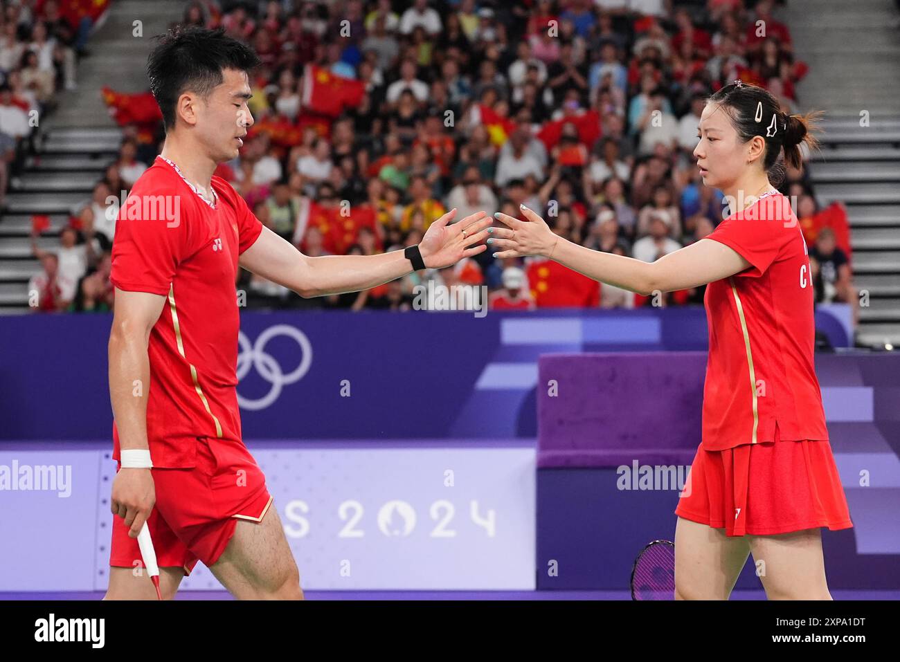 **CHINESE MAINLAND, HONG KONG, MACAU AND TAIWAN OUT** Chinese badminton ...
