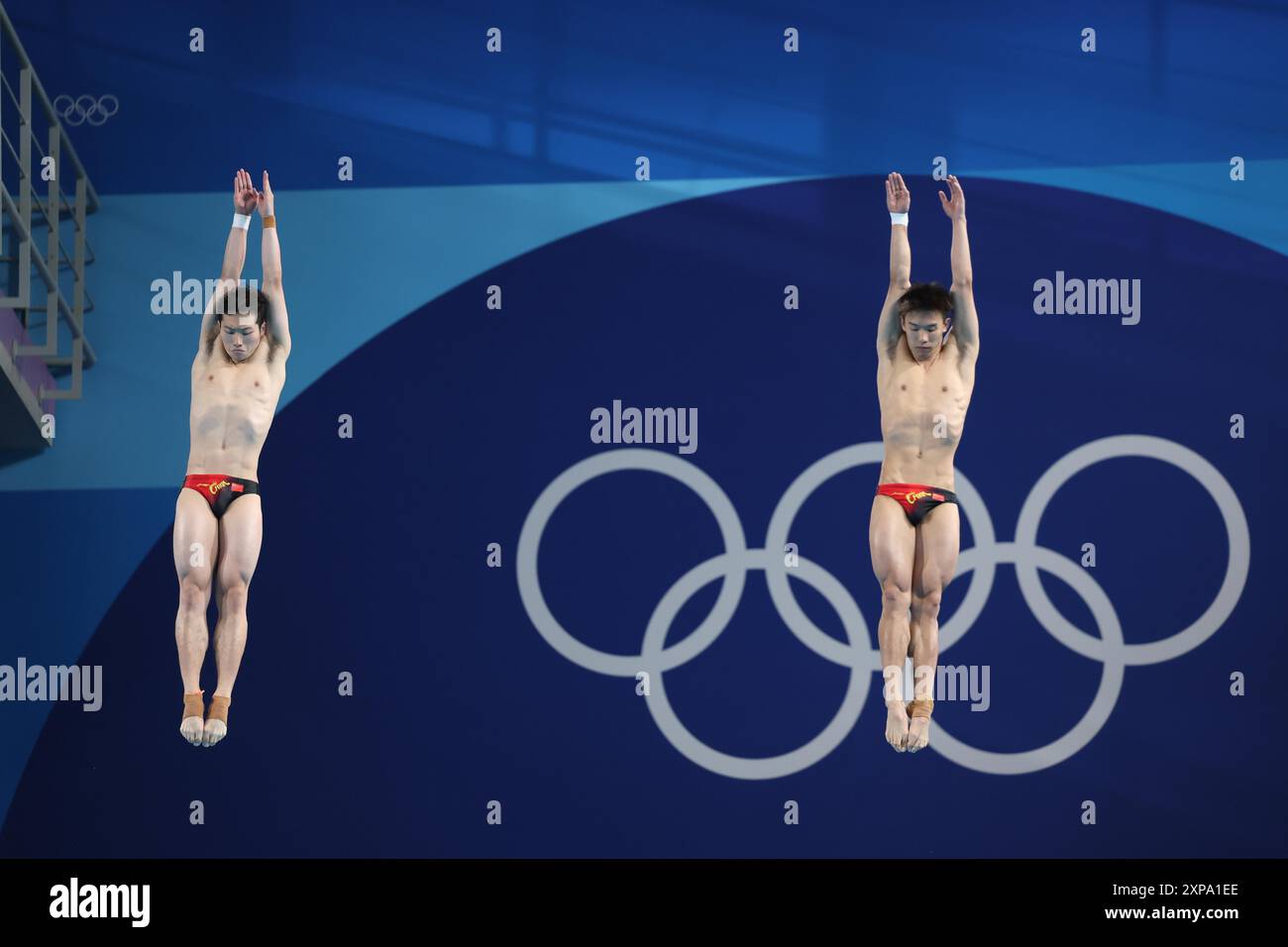 **CHINESE MAINLAND, HONG KONG, MACAU AND TAIWAN OUT** Chinese divers ...