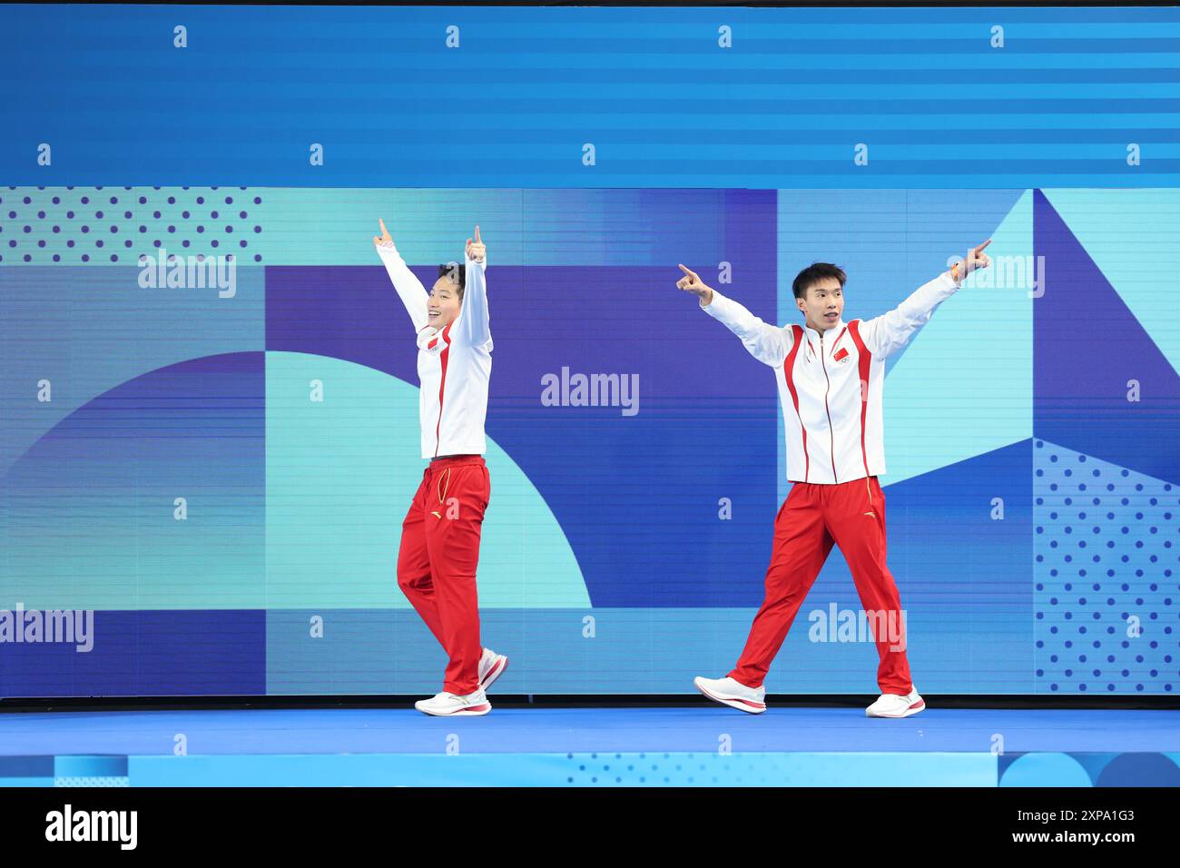 **CHINESE MAINLAND, HONG KONG, MACAU AND TAIWAN OUT** Chinese divers ...