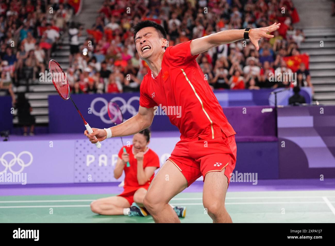 **CHINESE MAINLAND, HONG KONG, MACAU AND TAIWAN OUT** Chinese badminton ...