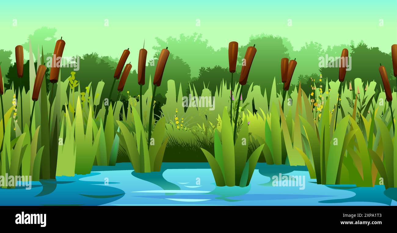 Swamp Clipart Background