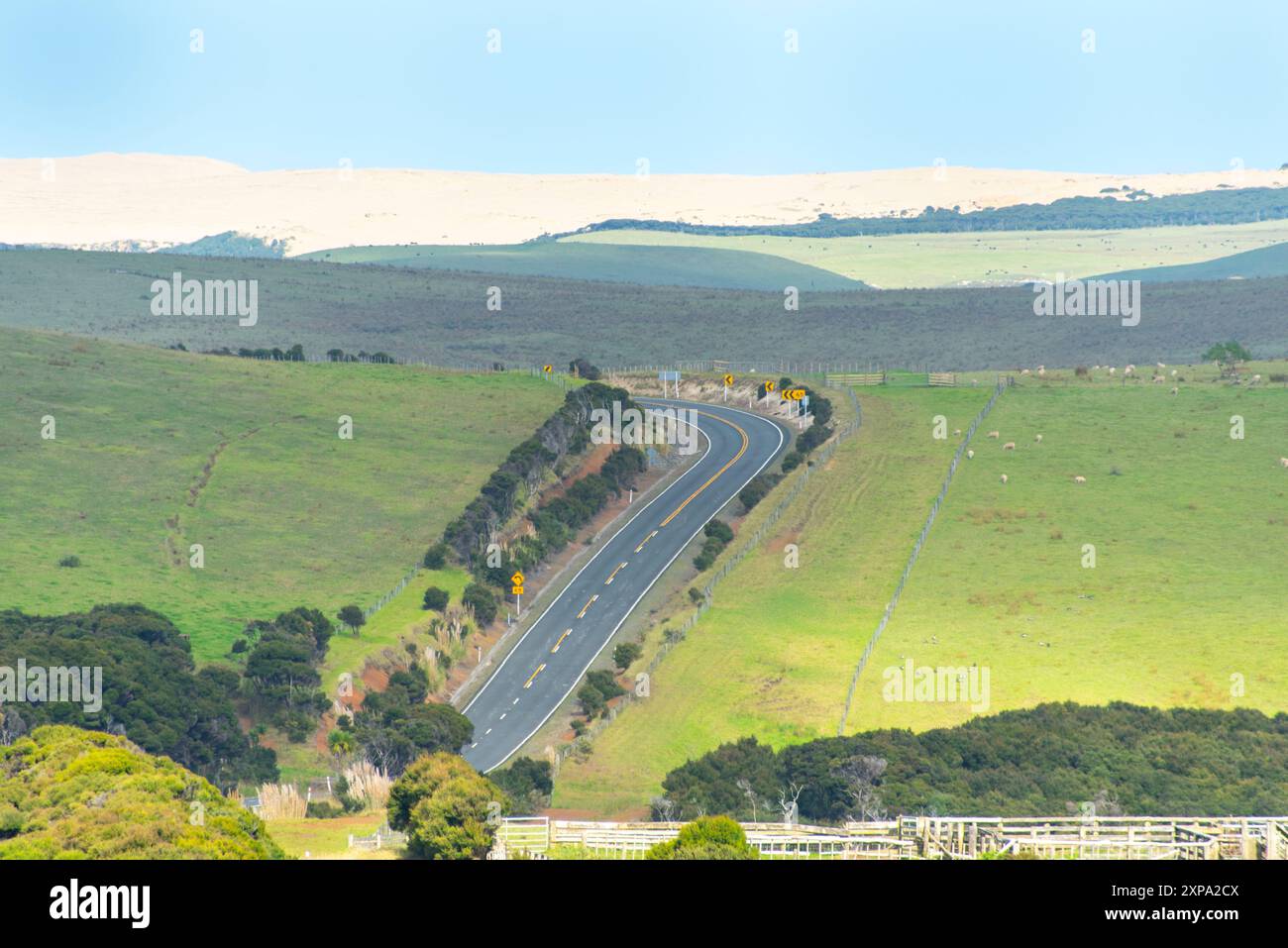 New Zealand State Highway 1 Stock Photo - Alamy