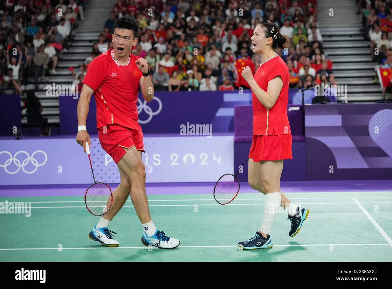 **CHINESE MAINLAND, HONG KONG, MACAU AND TAIWAN OUT** Chinese badminton ...