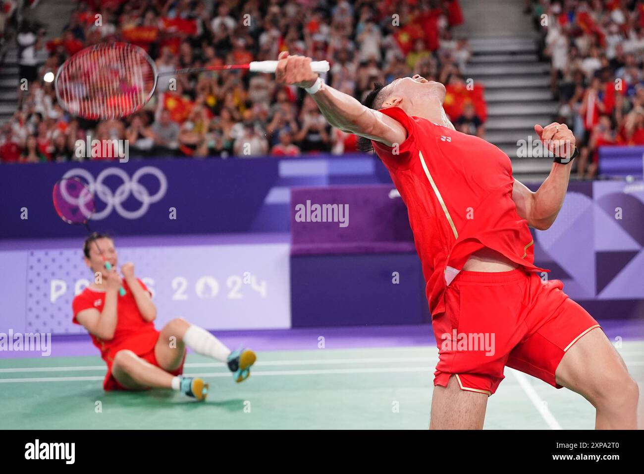 **CHINESE MAINLAND, HONG KONG, MACAU AND TAIWAN OUT** Chinese badminton ...
