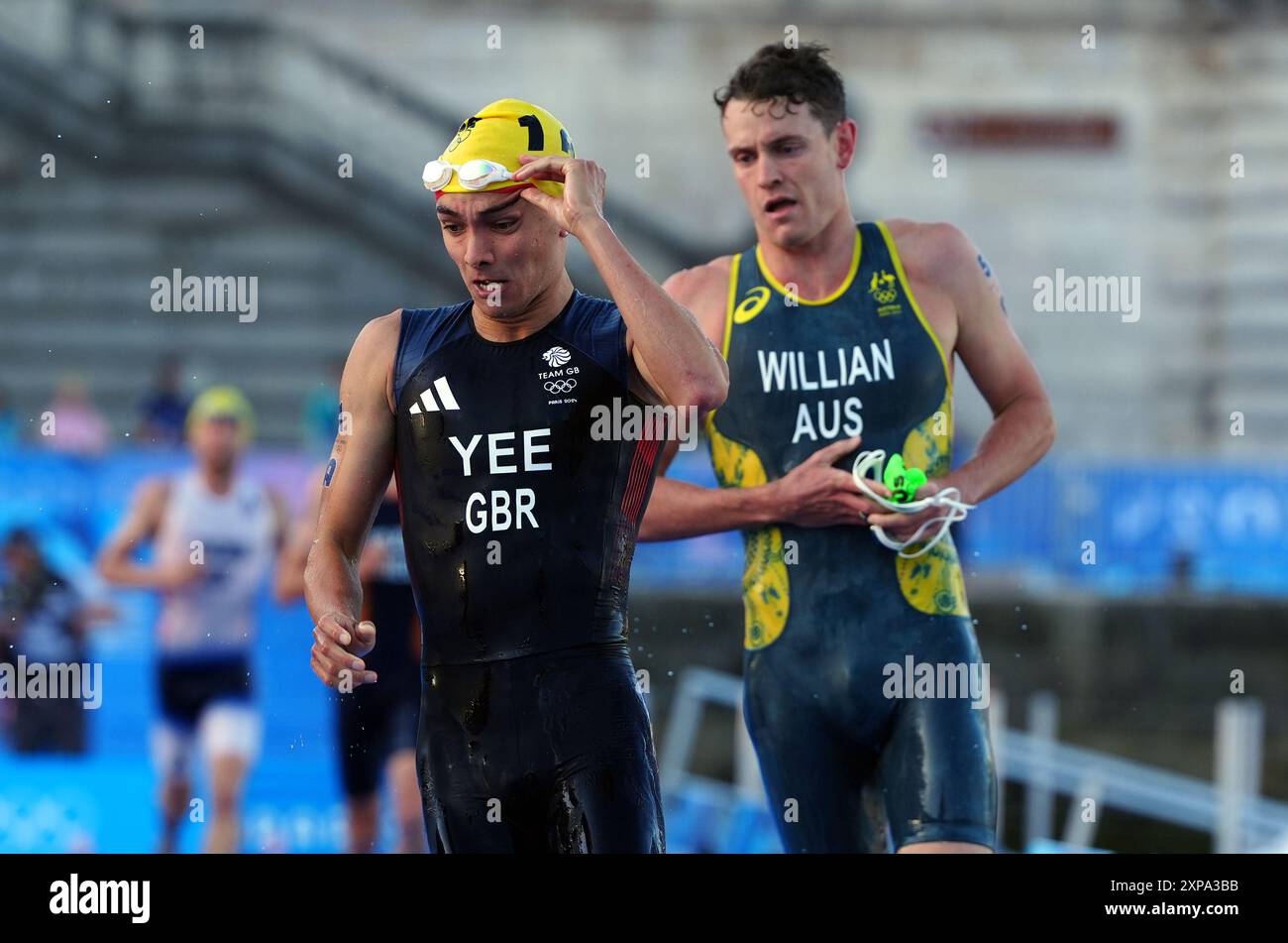Great Britain's Alex Yee during the Mixed Relay Triathlon at the Pont ...
