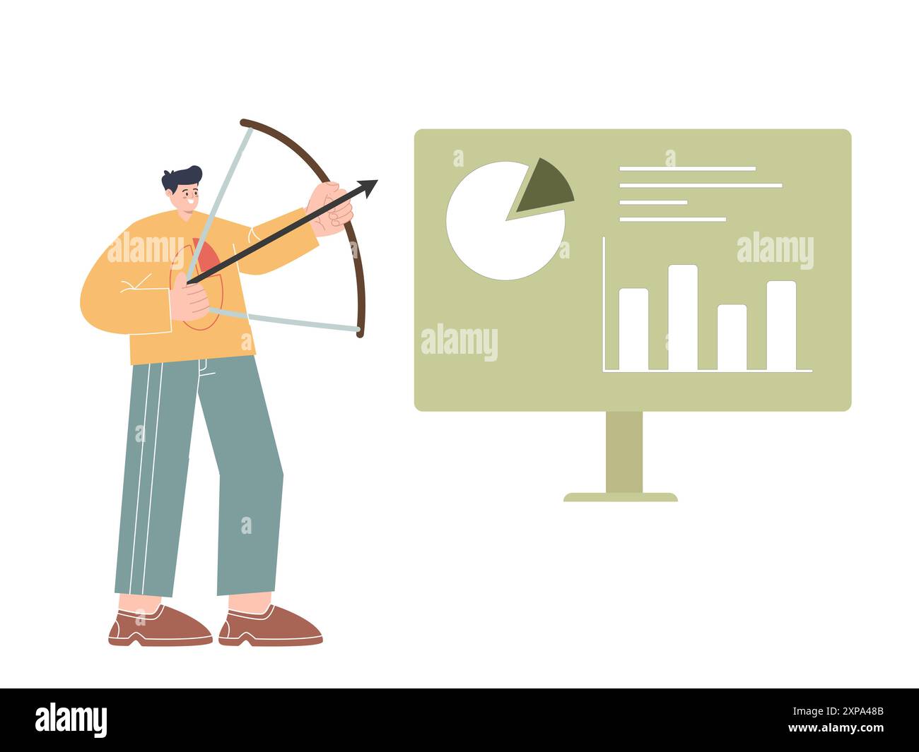 Goal scoring opportunity Stock Vector Images - Alamy