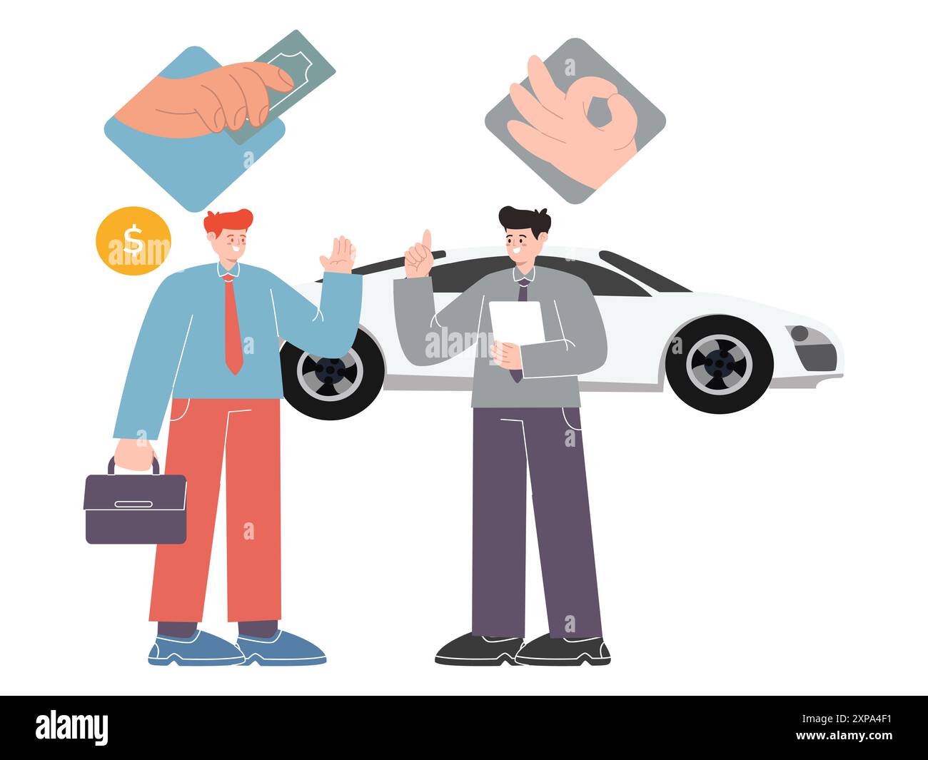 Paying in shop, boy Stock Vector Images - Alamy