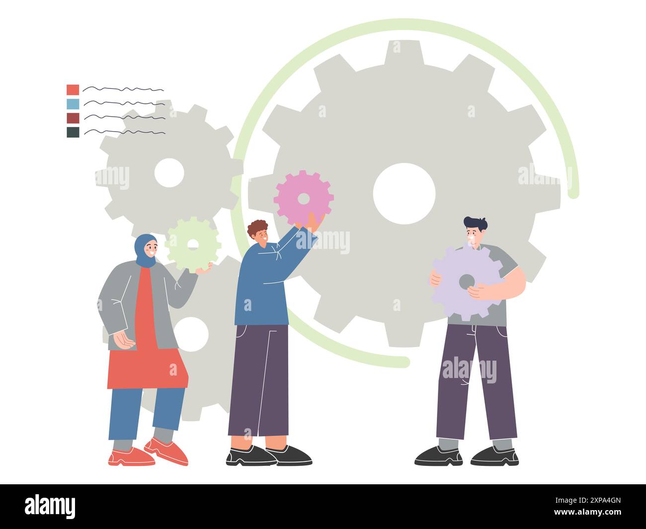 Business enthusiasm Stock Vector Images - Alamy
