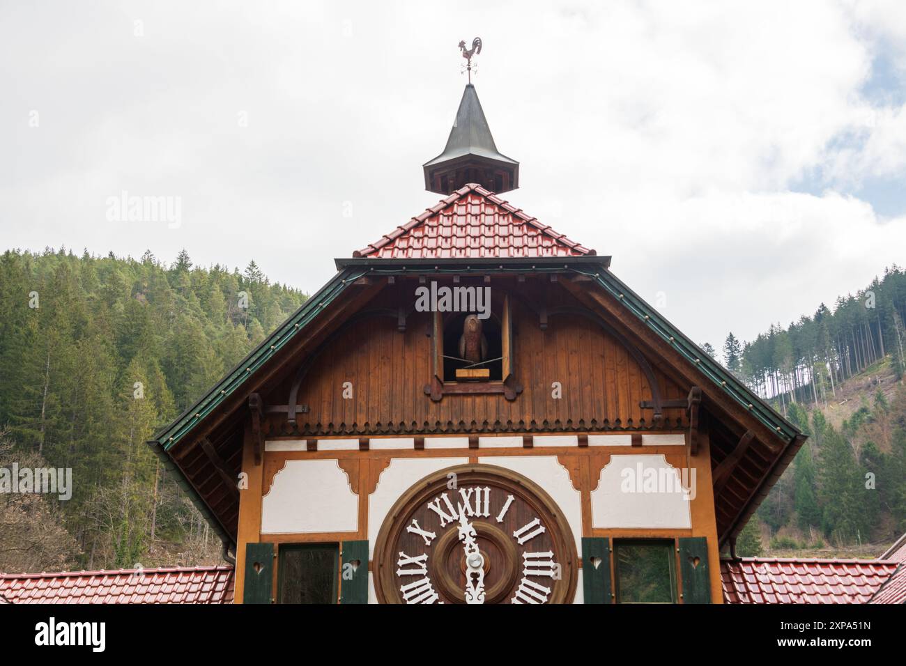 The World's Largest Cuckoo Clock, Schonachbach in Triberg, Germany on a ...