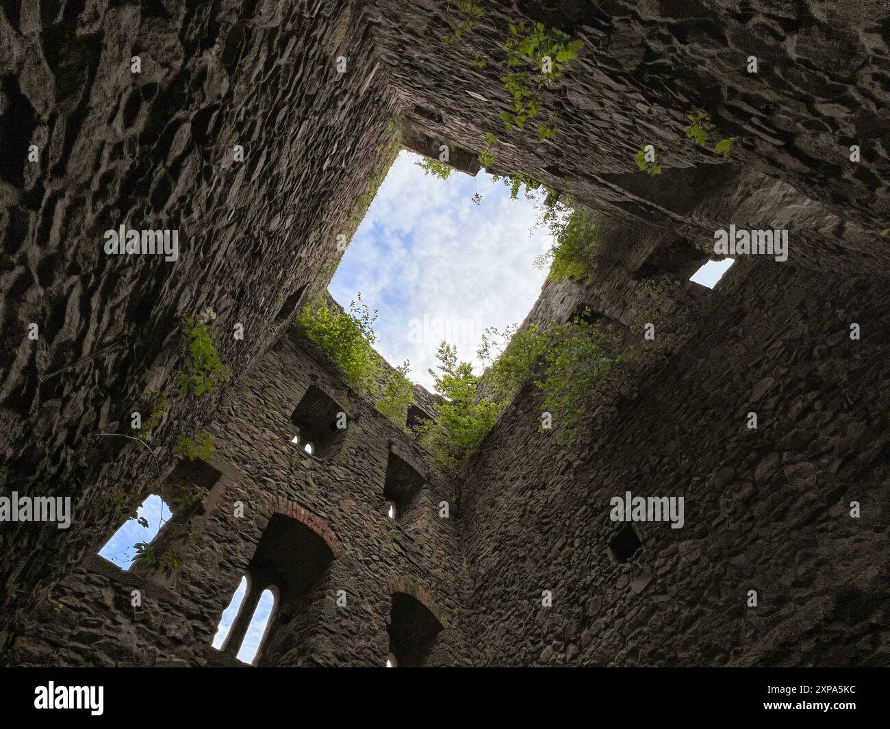 The Schauenburg Castle, Oberkirch, hilltop castle in Germany Stock ...