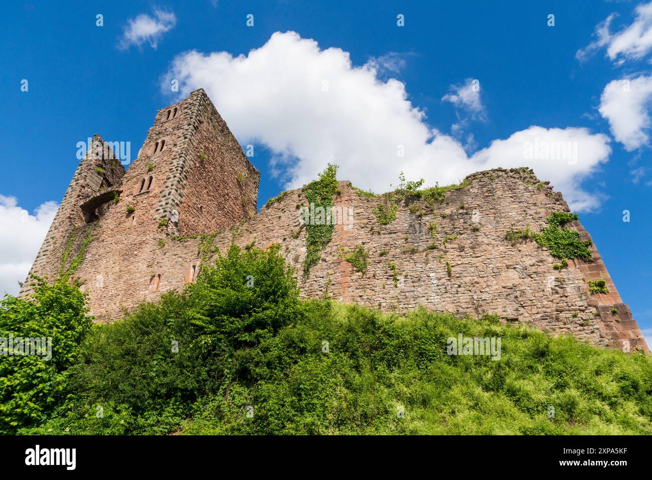 The Schauenburg Castle, Oberkirch, hilltop castle in Germany Stock ...