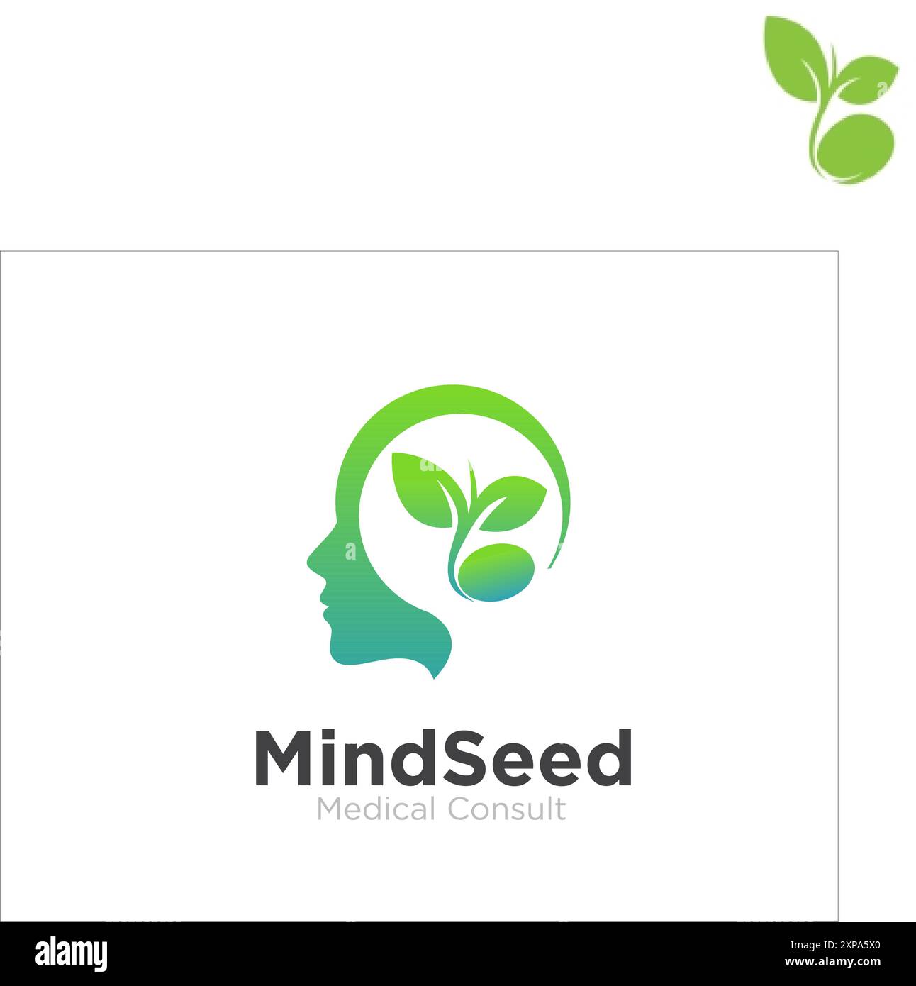 Organic mind logo hi-res stock photography and images - Alamy