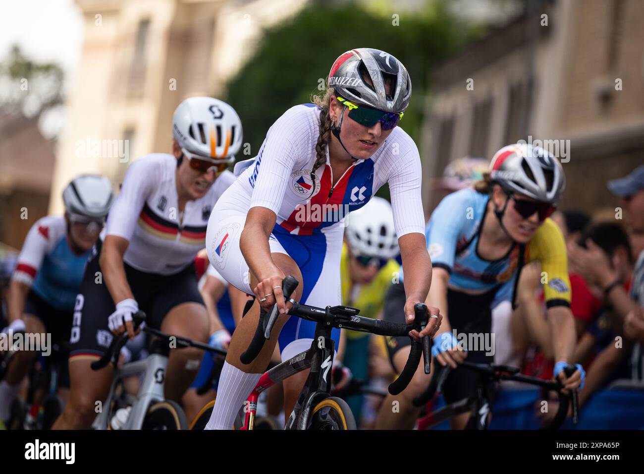 Julia Kopecky from Czech Republic competes in Women's Road Race ...