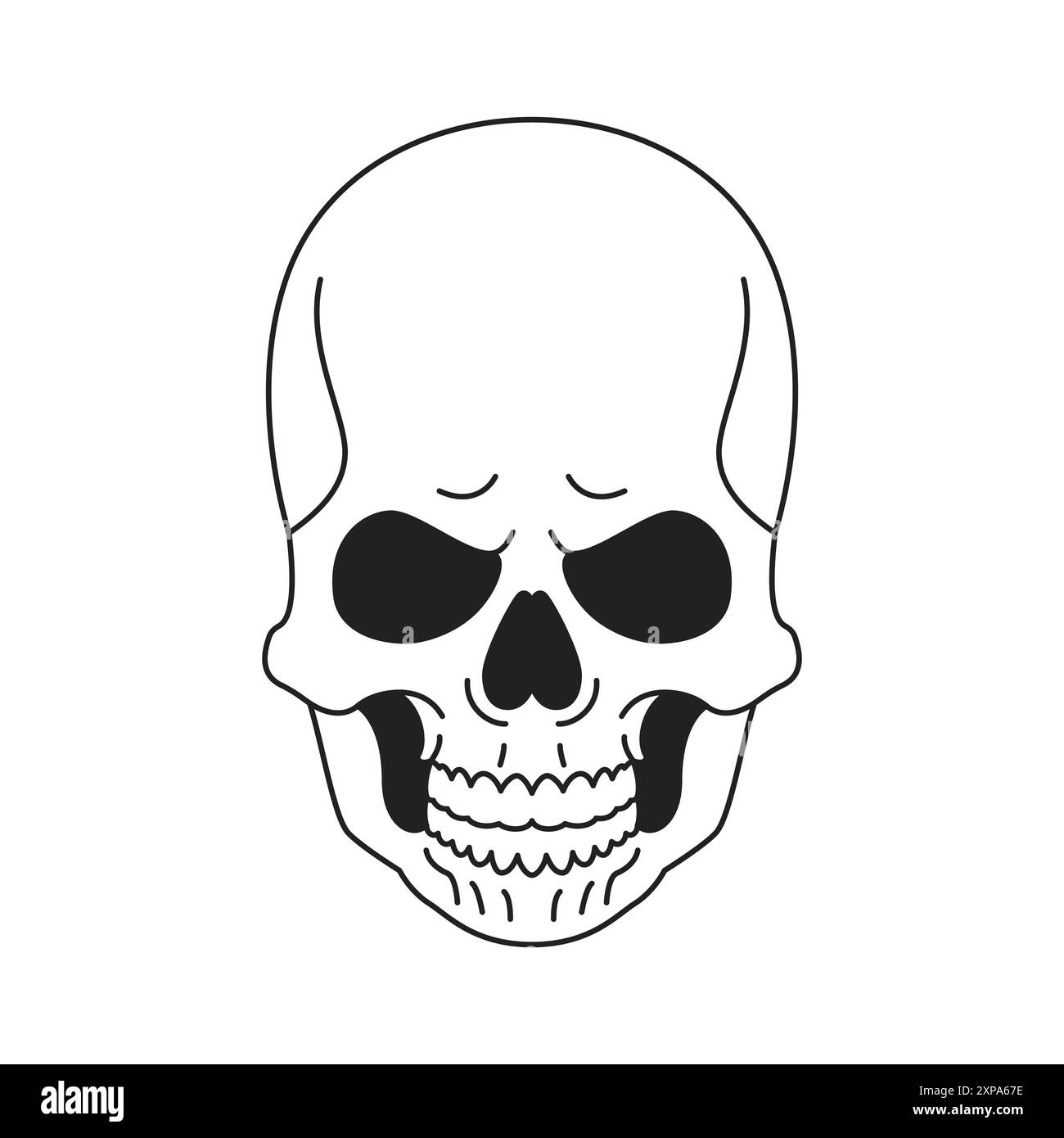 Y2k horror skull human head bone neo gothic contemporary artwork ...