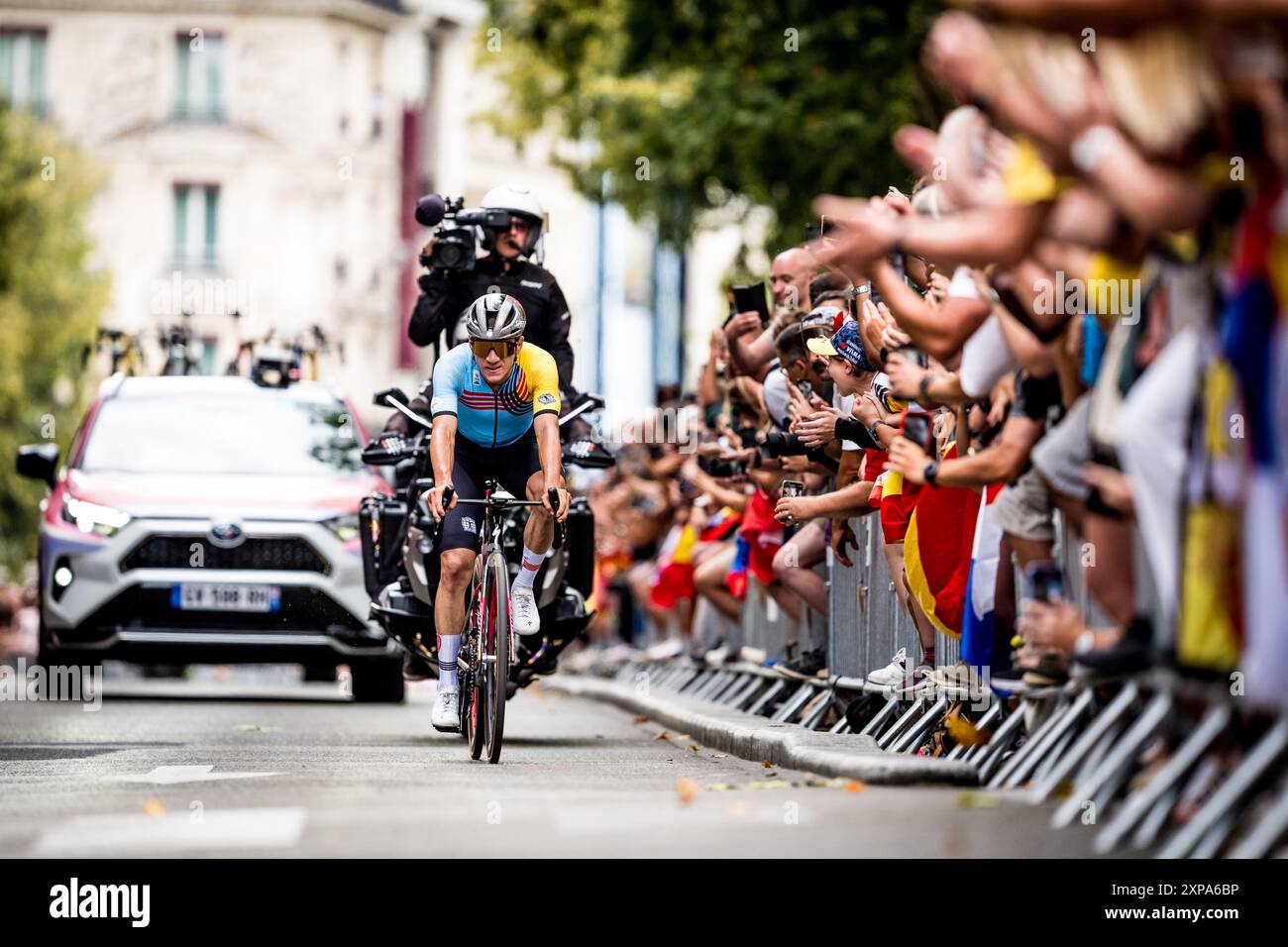 Remco Evenepoel from Belgium competes in Men's Road Race - Cycling Road ...