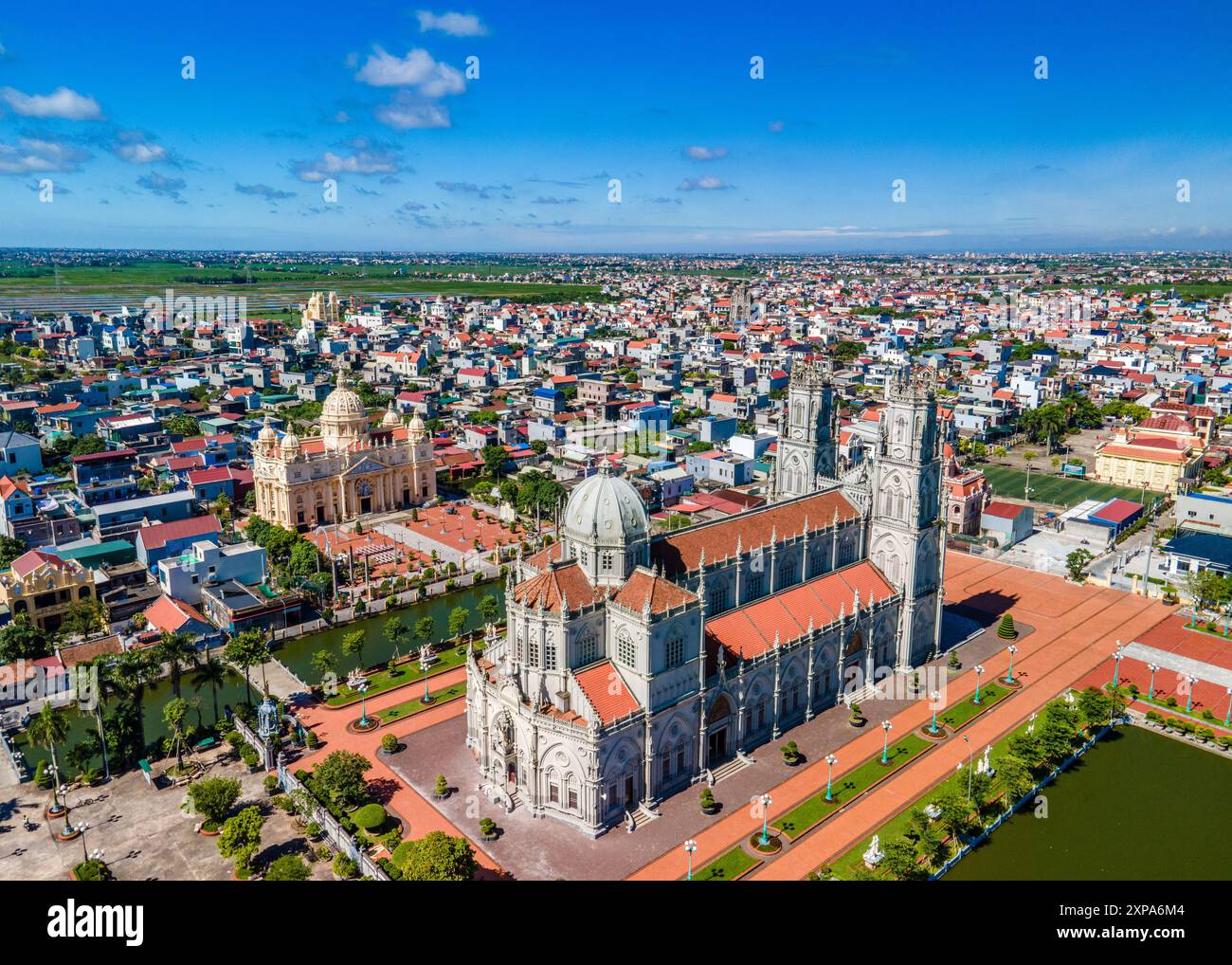 AERIAL VIEW OF KIEN LAO CHURCH Stock Photo - Alamy
