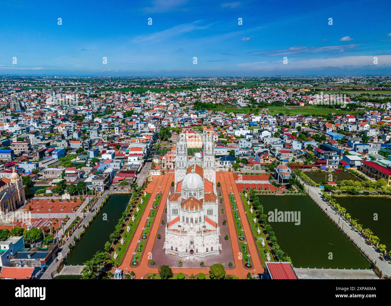 AERIAL VIEW OF KIEN LAO CHURCH Stock Photo - Alamy