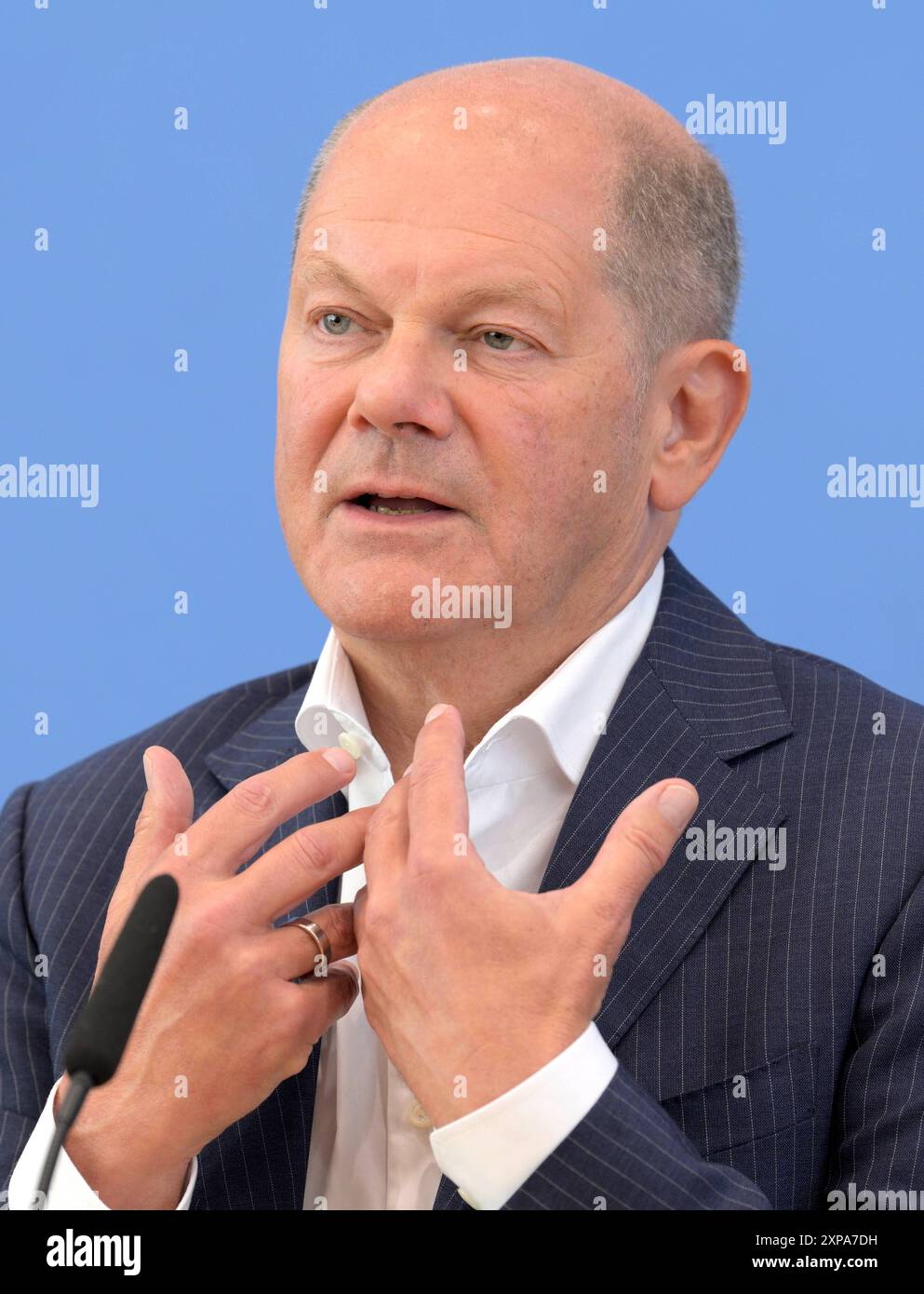 Bundeskanzler Olaf SCHOLZ , SPD , 24.07.2024 Olaf SCHOLZ , SPD ...