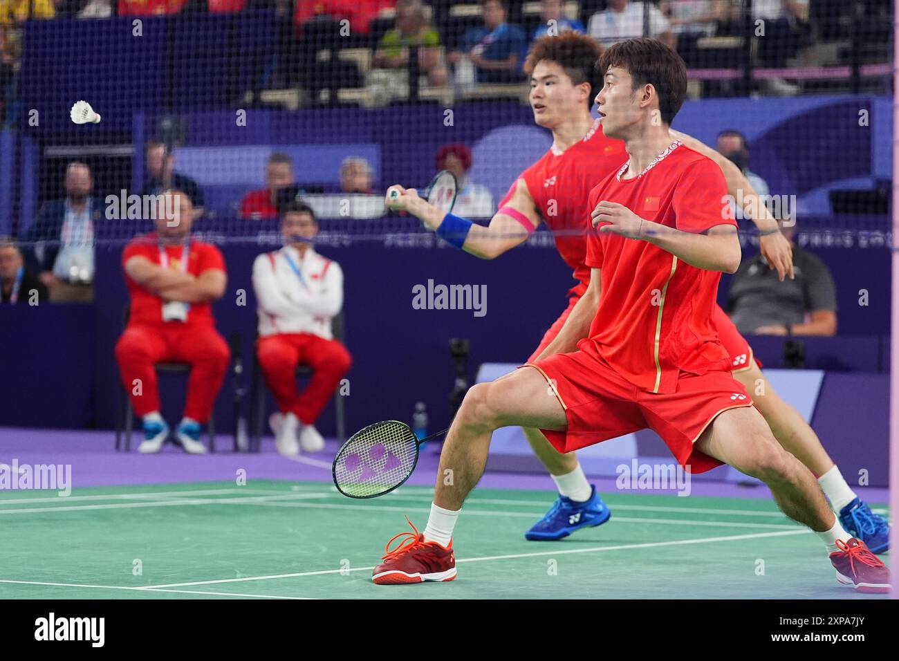 **CHINESE MAINLAND, HONG KONG, MACAU AND TAIWAN OUT** Chinese badminton ...