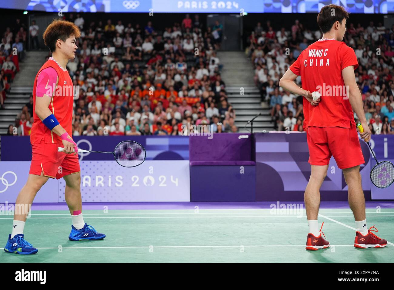 **CHINESE MAINLAND, HONG KONG, MACAU AND TAIWAN OUT** Chinese badminton players Liang Weikeng ...