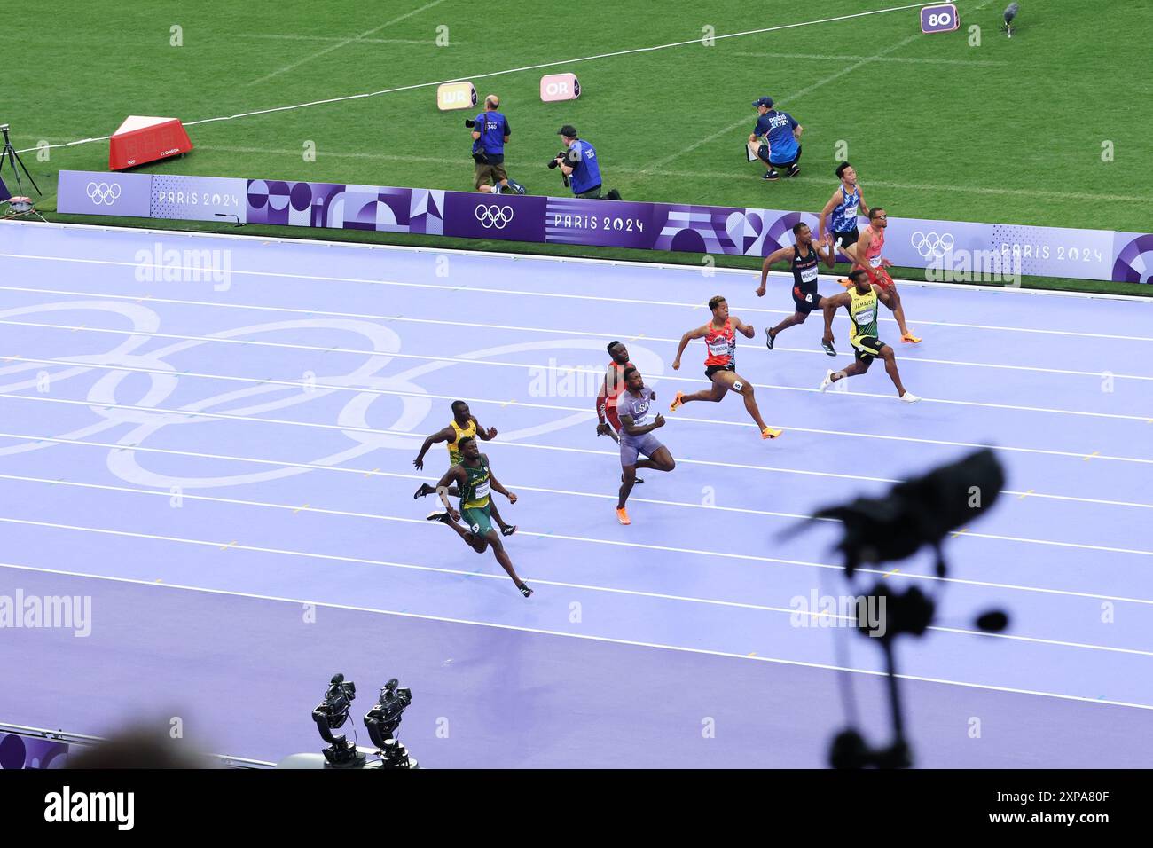 Saint-Denis, France. 4th Aug, 2024. (L to R) SAMINU Abdul-Rasheed (GHA ...