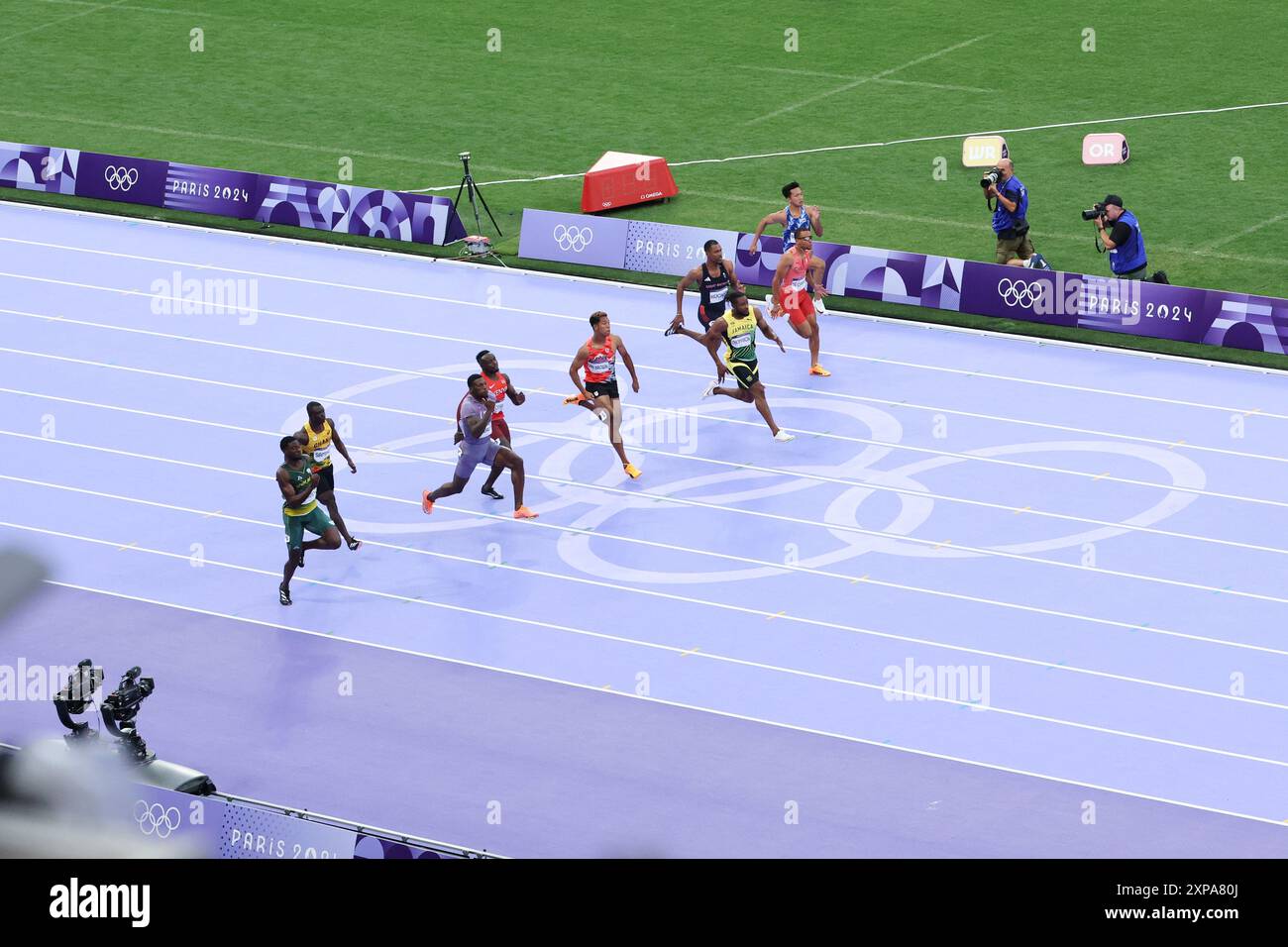 Saint-Denis, France. 4th Aug, 2024. (L to R) RICHARDSON Benjamin (RSA ...