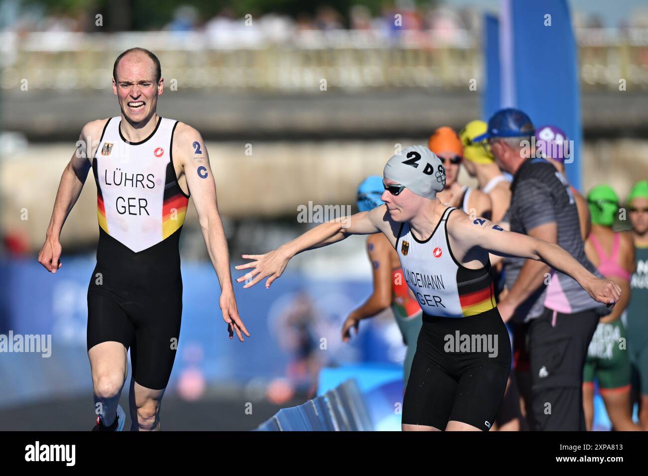 Paris, France. 05th Aug, 2024. Olympic Games, Paris 2024, triathlon ...
