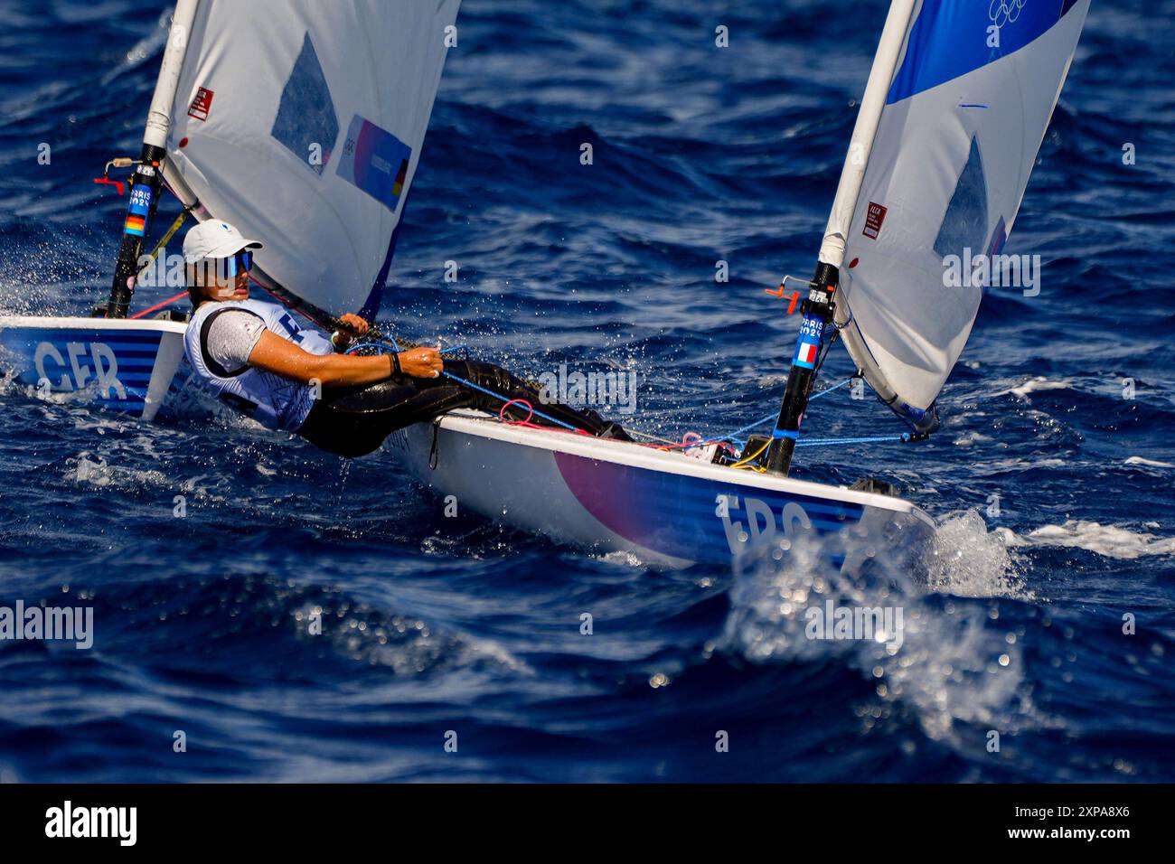 Marseille, France. 04th Aug, 2024. Louise Cervera (France), Sailing ...