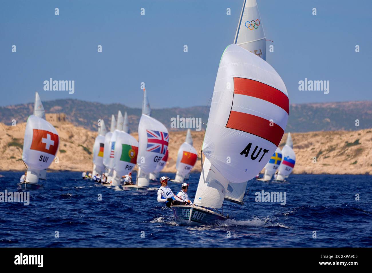 Lara Vadlau and Lukas Maehr (Austria), Sailing, Mixed Dinghy during the ...