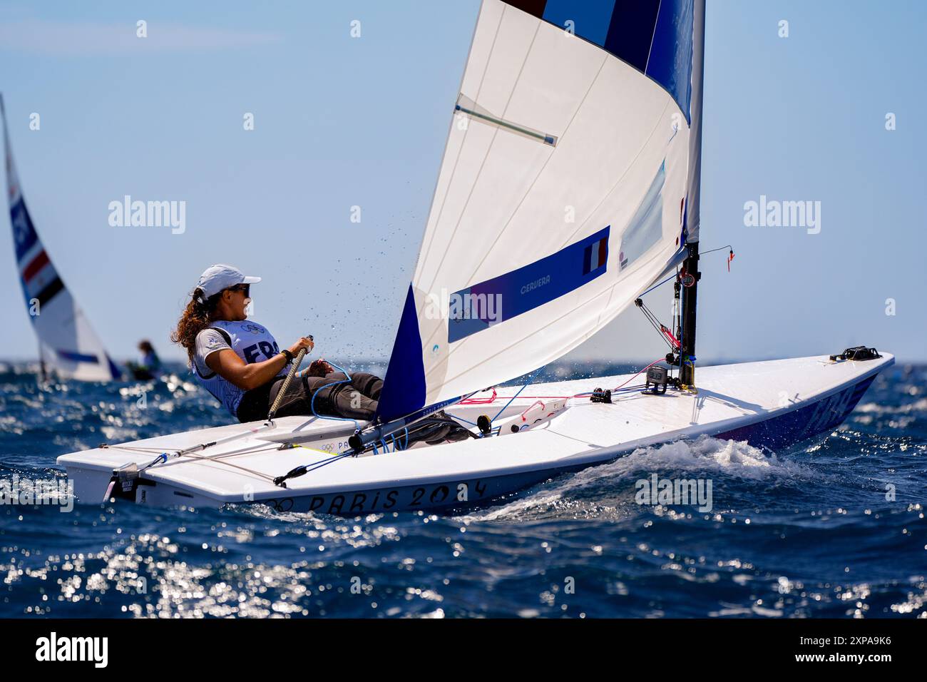 Emma Plasschaert (Belgium), Sailing, Women's Dinghy during the Olympic ...