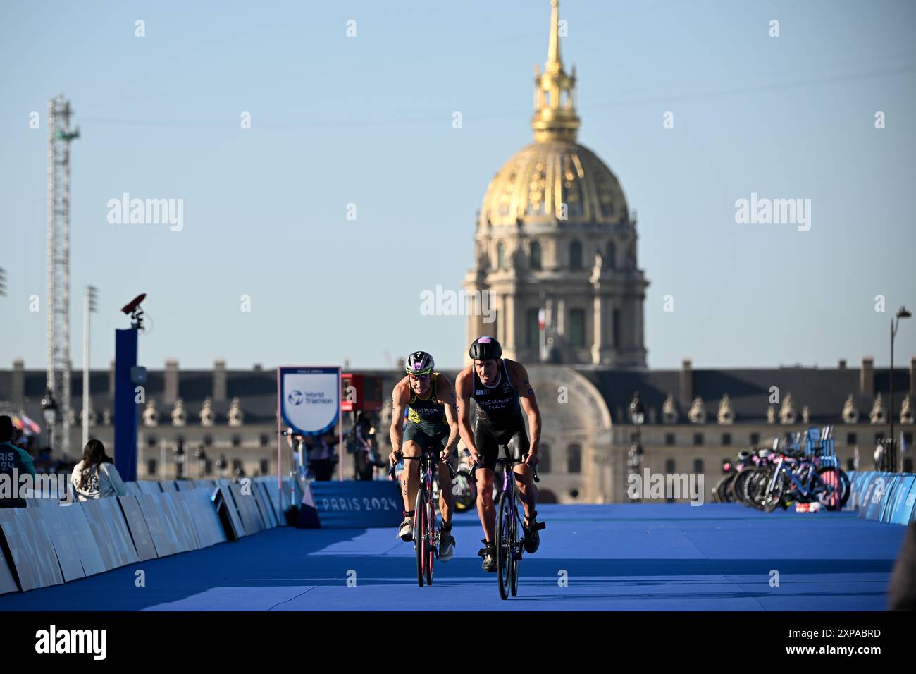 Paris, France. 05th Aug, 2024. Matthew Hauser of Australia and Dylan ...