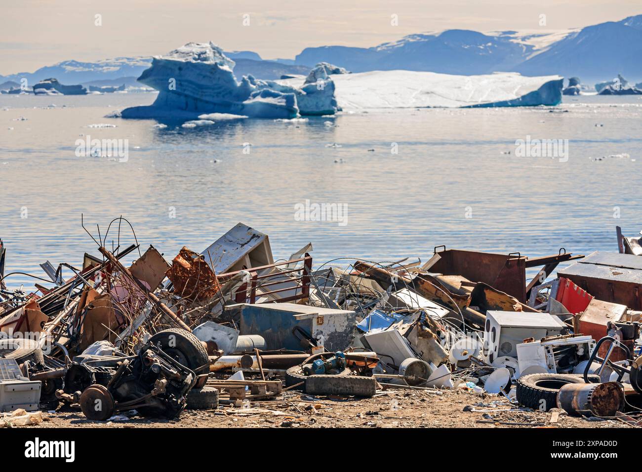 Dump, electronic waste, environmental pollution, Arctic, Uummannaq ...