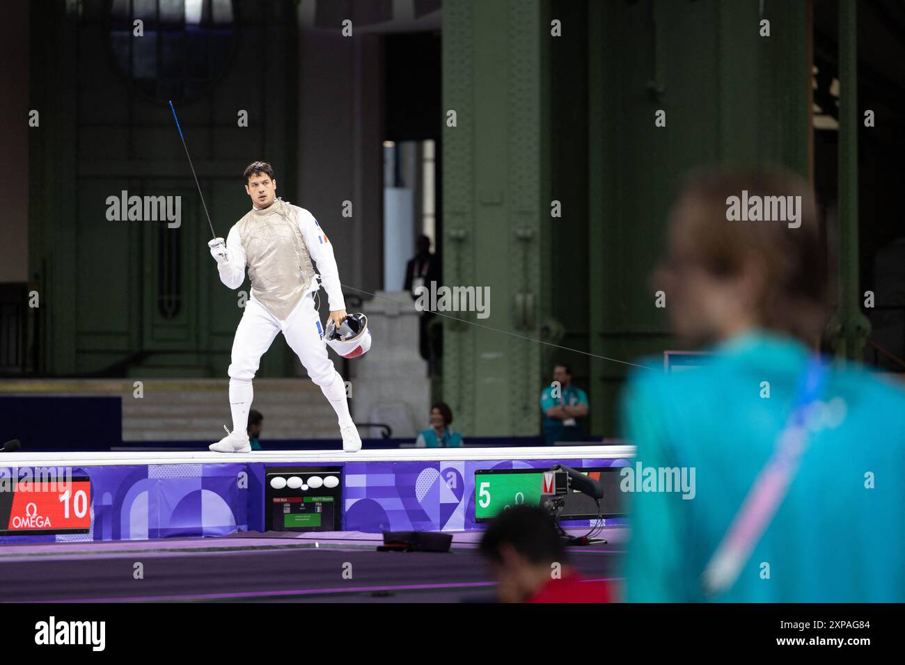 Paris, France. 04th Aug, 2024. France Maxime Pauty during the men foil ...