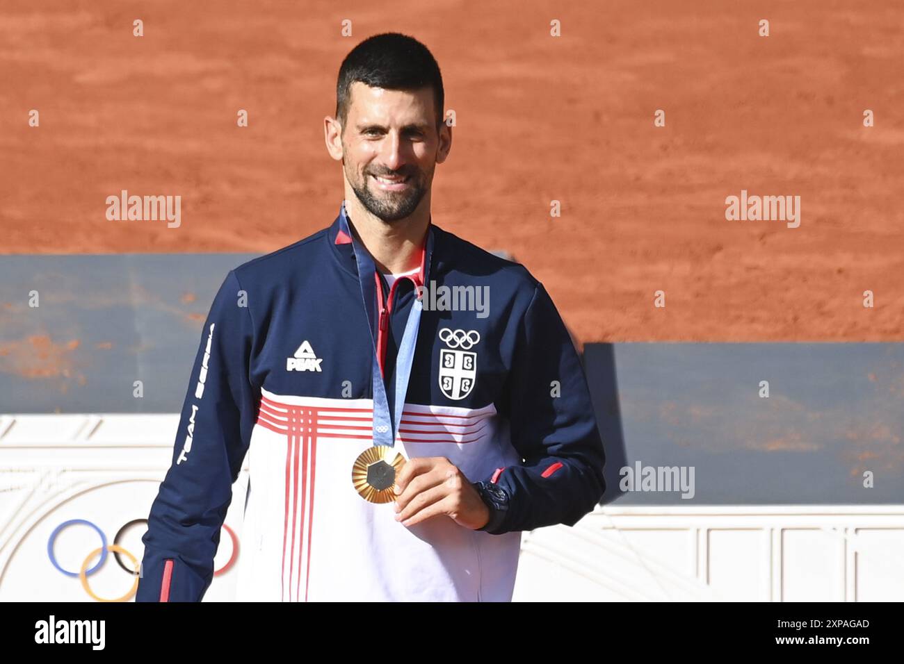 Novak Djokovic of Serbia Gold medal, Tennis, Men's Singles during the ...
