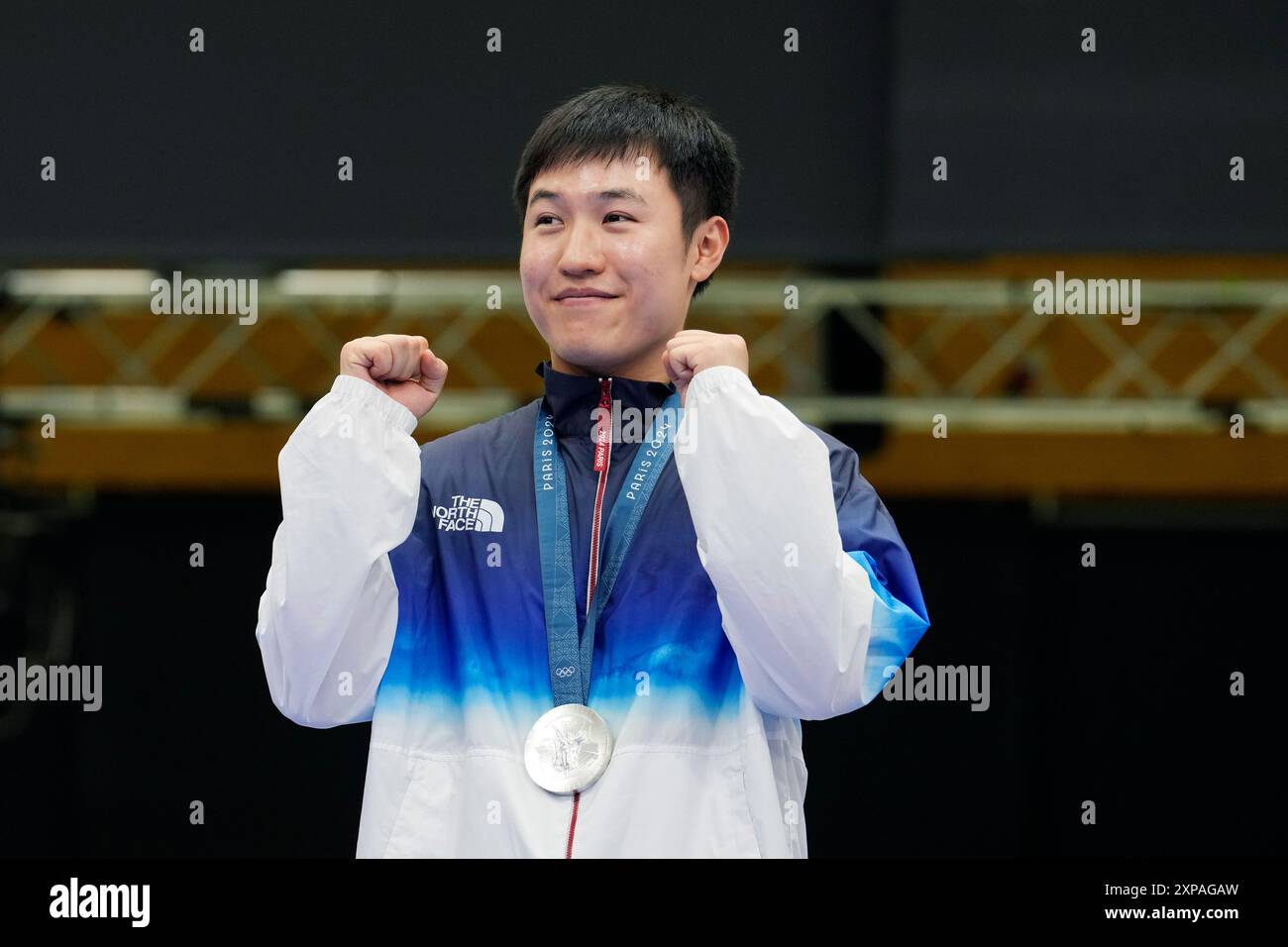 South Korea's Cho Yeong-jae poses for a photograph after winning the ...