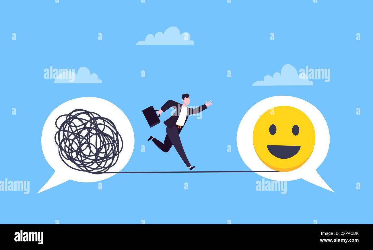 Understanding problem solution simplify challenge Stock Vector Image ...