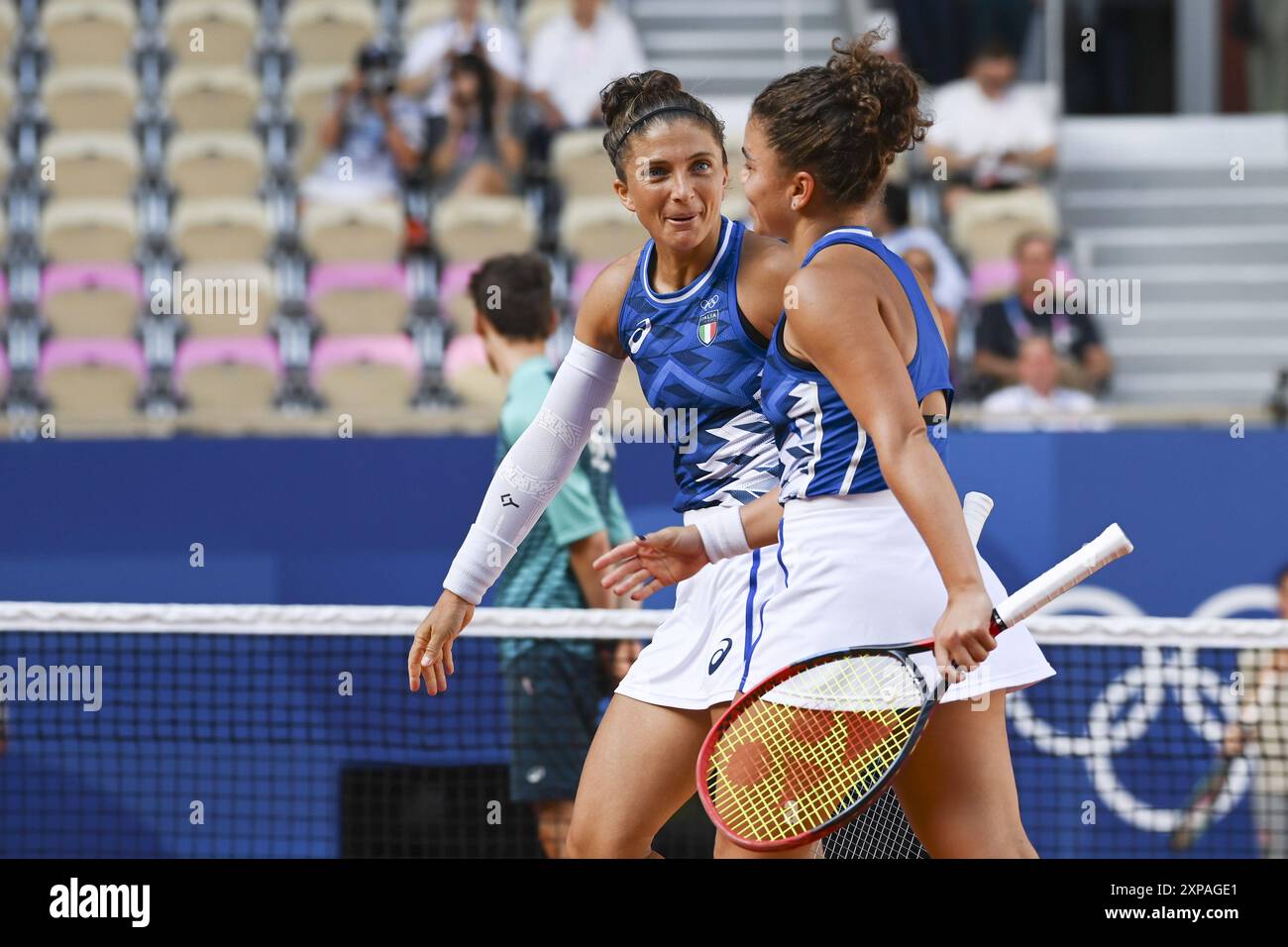 Sara Errani and Jasmine Paolini (ITA) Gold medal, Tennis, Women's ...