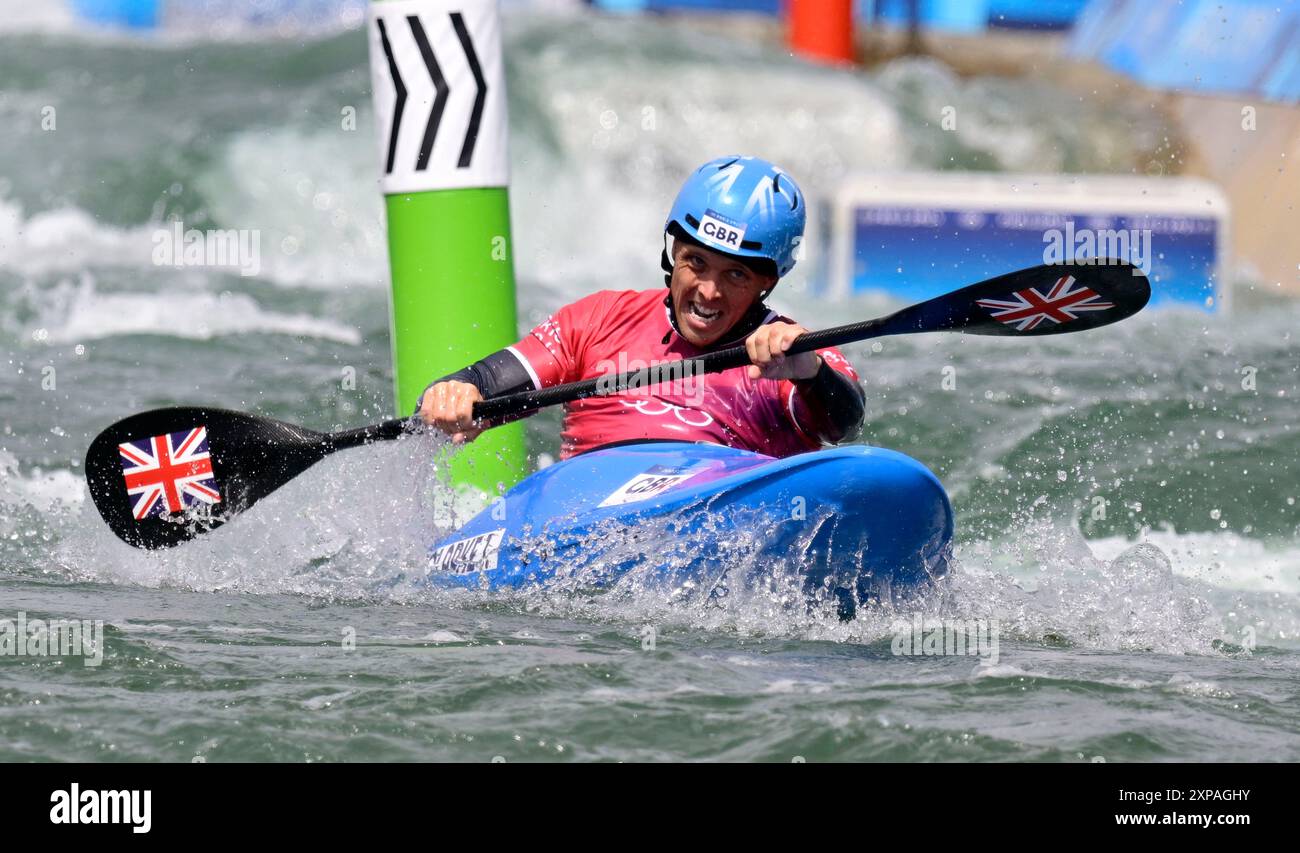 Paris, France. 04th Aug, 2024. Paris 2024 Olympic Games. Kayak Cross ...