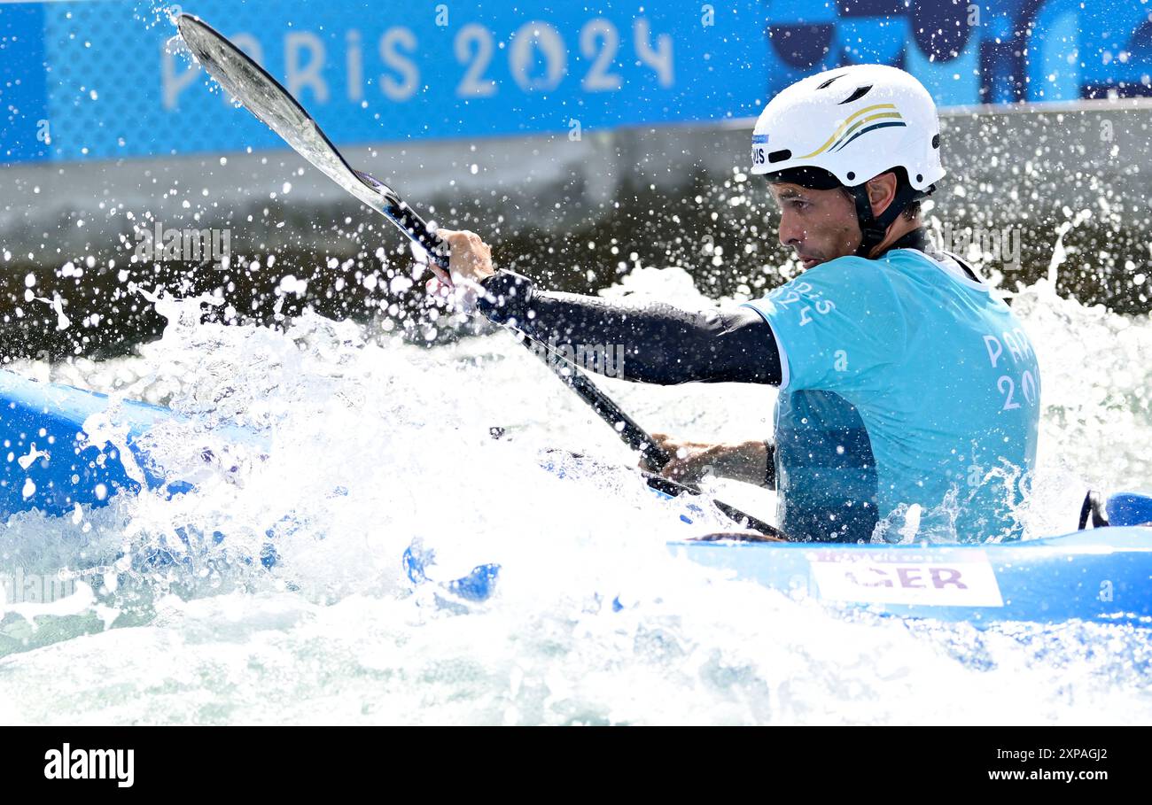 Paris, France. 04th Aug, 2024. Paris 2024 Olympic Games. Kayak Cross ...