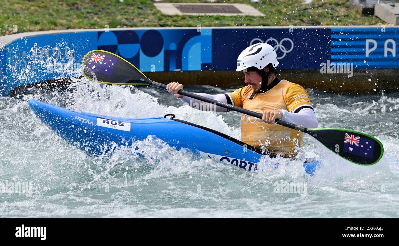 Paris, France. 04th Aug, 2024. Paris 2024 Olympic Games. Kayak Cross ...