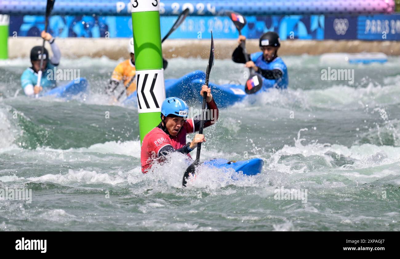 Paris, France. 04th Aug, 2024. Paris 2024 Olympic Games. Kayak Cross ...