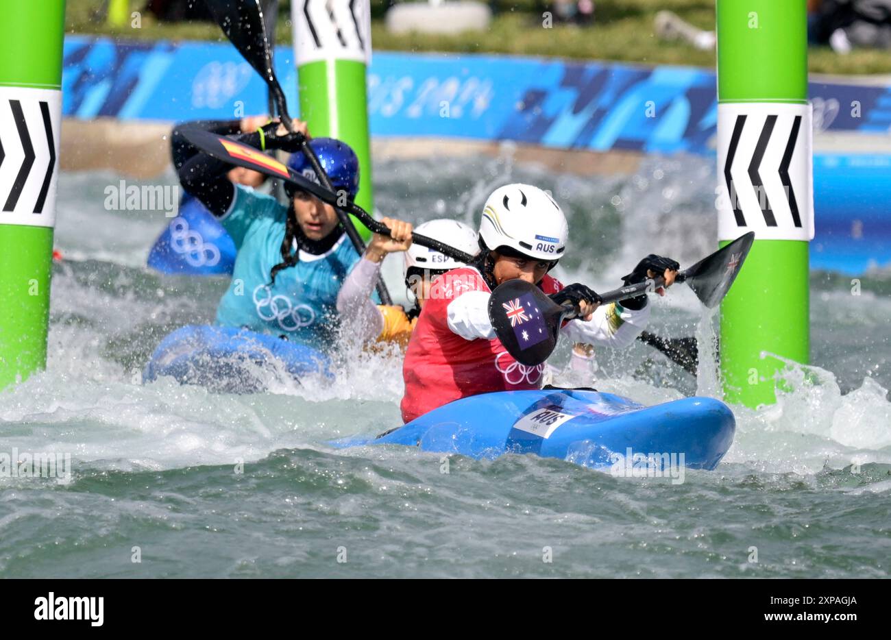 Paris, France. 04th Aug, 2024. Paris 2024 Olympic Games. Kayak Cross ...