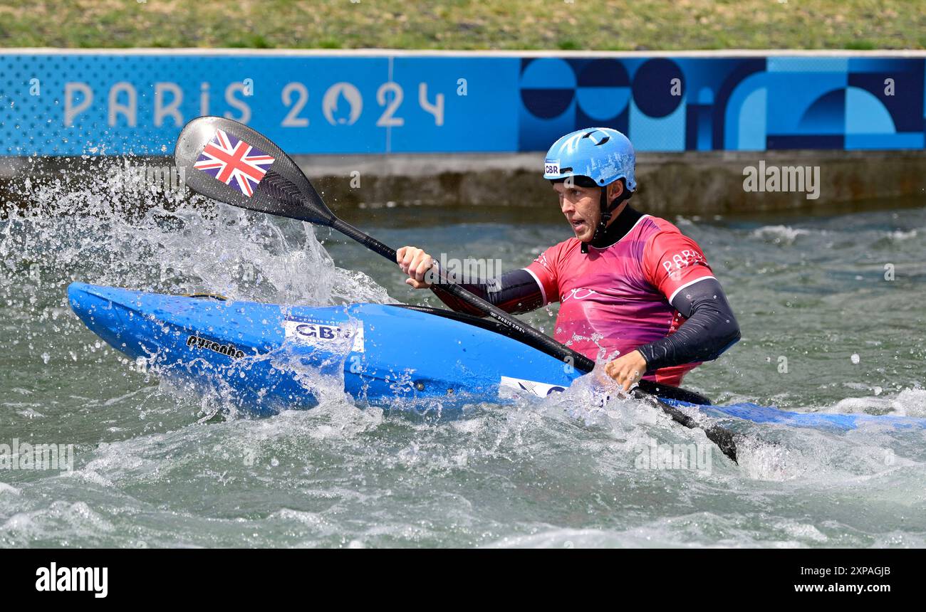 Paris, France. 04th Aug, 2024. Paris 2024 Olympic Games. Kayak Cross ...