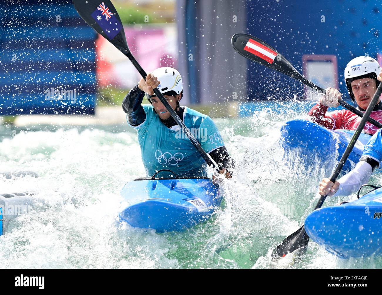 Paris, France. 04th Aug, 2024. Paris 2024 Olympic Games. Kayak Cross ...