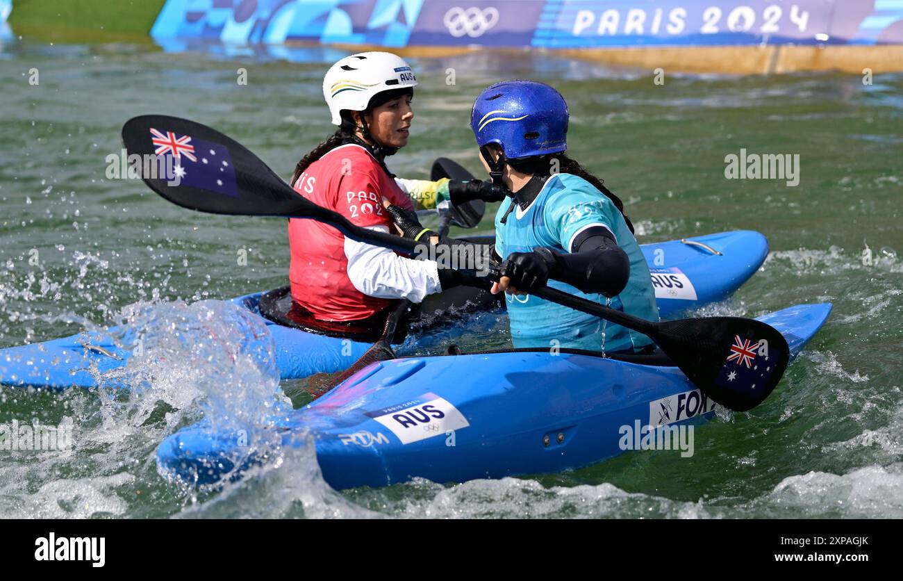 Paris, France. 04th Aug, 2024. Paris 2024 Olympic Games. Kayak Cross ...