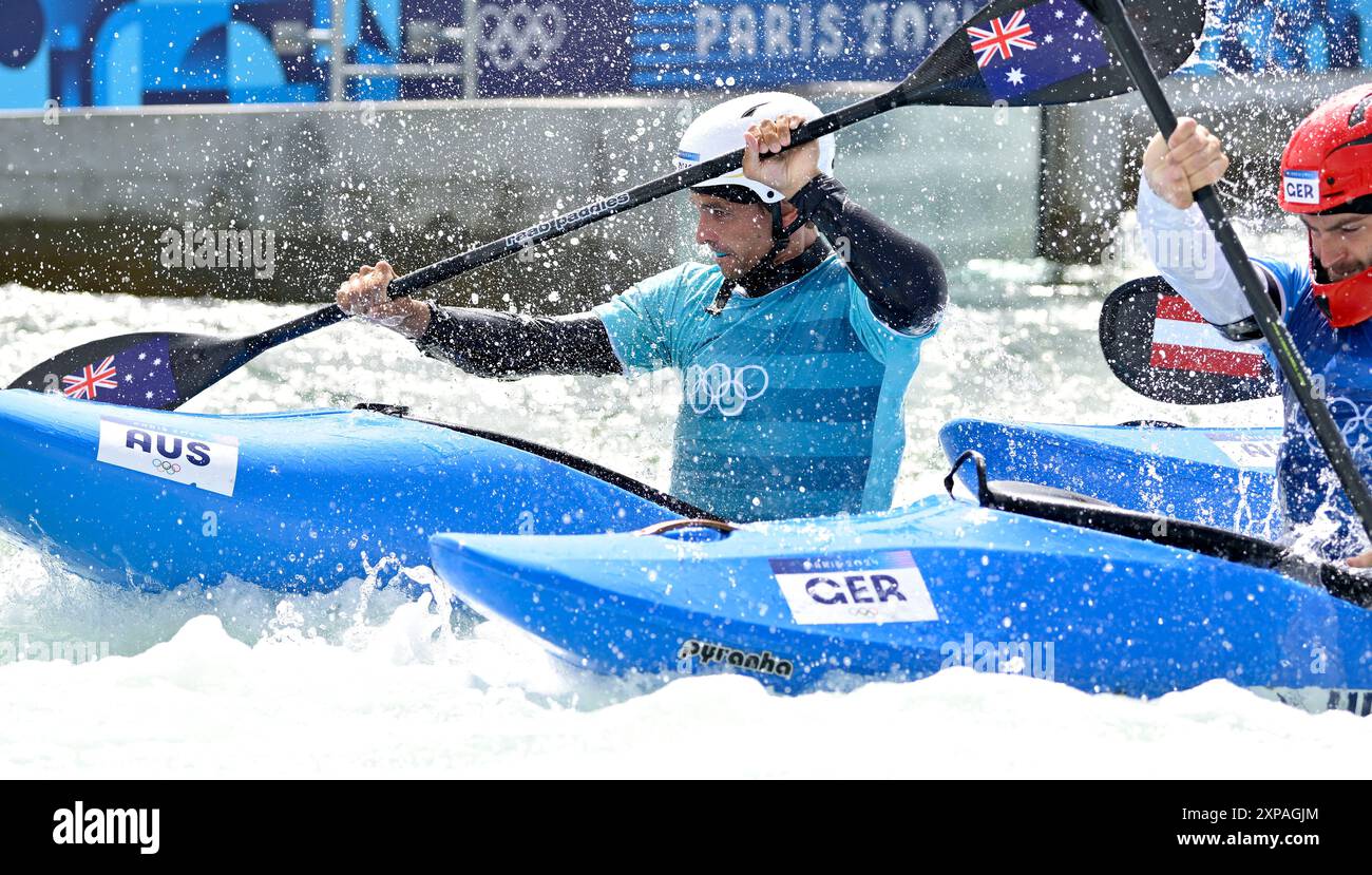 Paris, France. 04th Aug, 2024. Paris 2024 Olympic Games. Kayak Cross ...