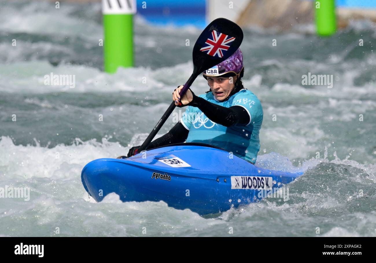 Paris, France. 04th Aug, 2024. Paris 2024 Olympic Games. Kayak Cross ...